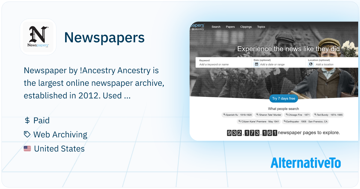 Newspapers: The largest online newspaper archive from the 1600s to ...