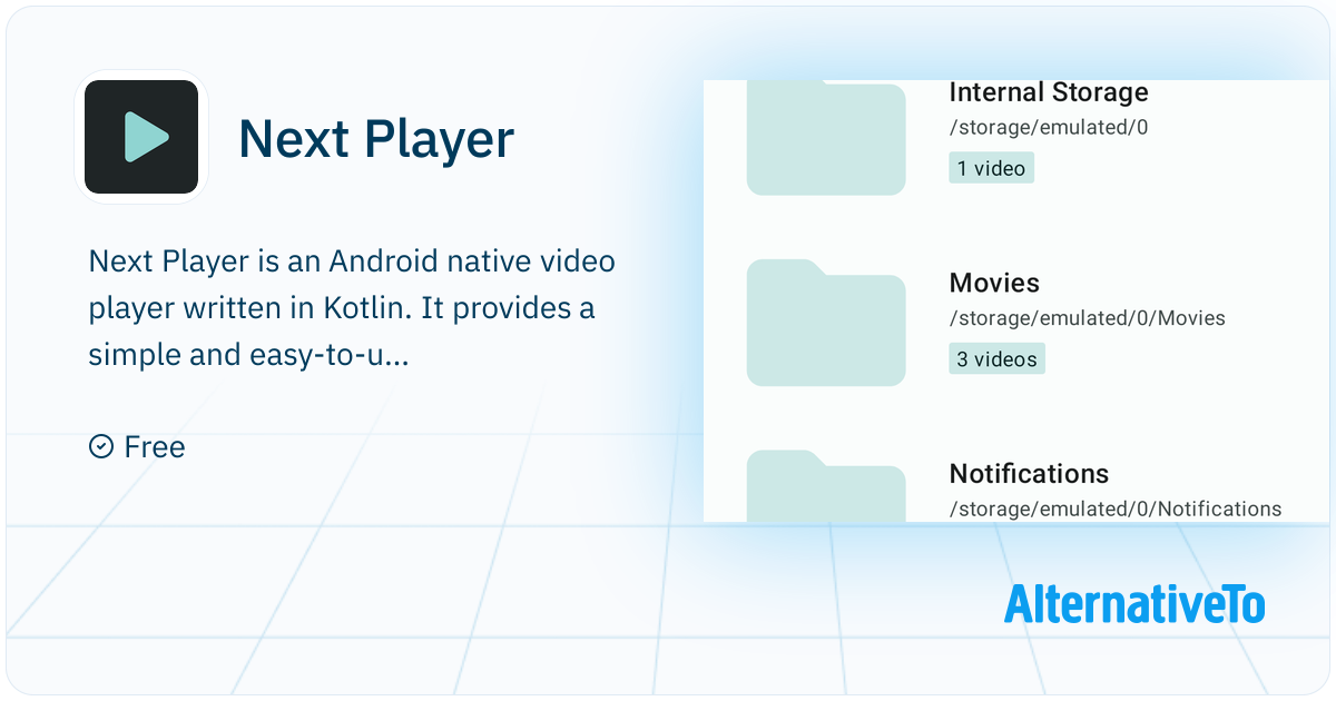 Next Player: An Android native video player | AlternativeTo