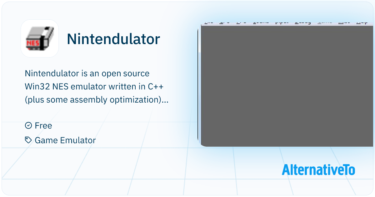 Nintendulator: Open source Win32 NES | AlternativeTo