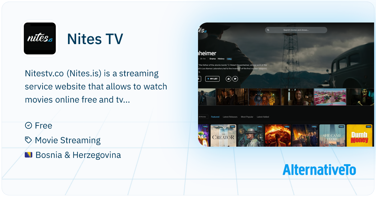 Nites TV: Watch thousands of movies online free on Nites.nz (Nites.is ...