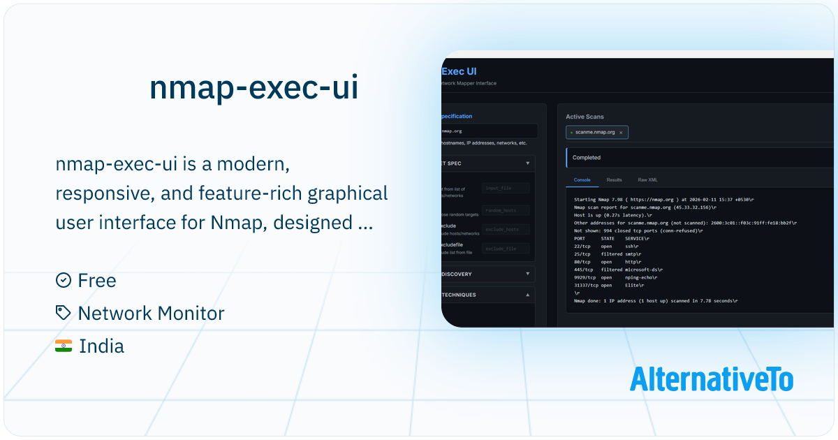 nmap-exec-ui: A modern, responsive, and powerful graphical user ...