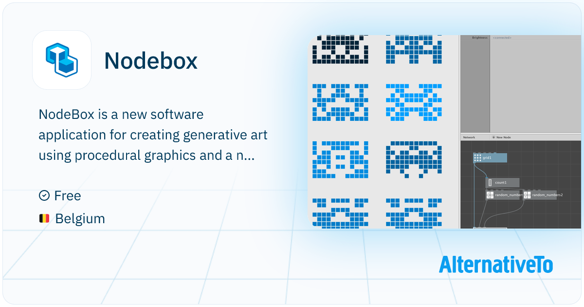 Nodebox: NodeBox is a new software application for | AlternativeTo