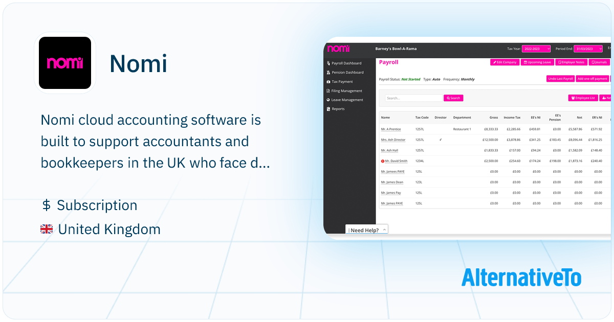 Nomi: 's cloud-based accounting software is made specially for ...