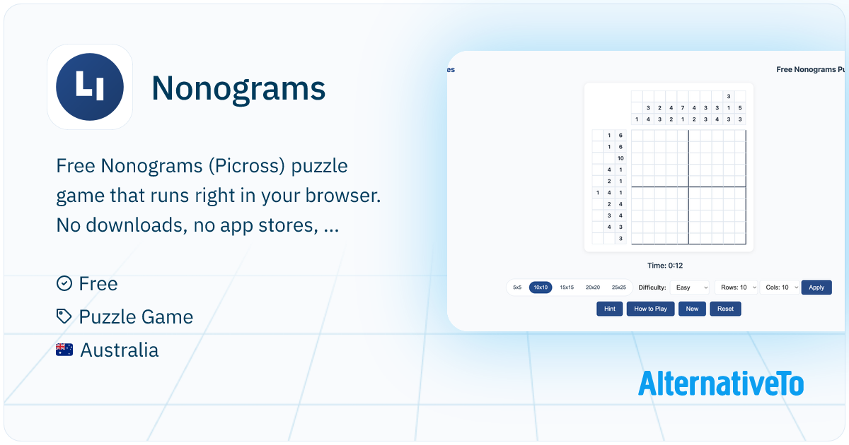 Nonograms: Free Nonograms puzzle game that works in your browser—no ...