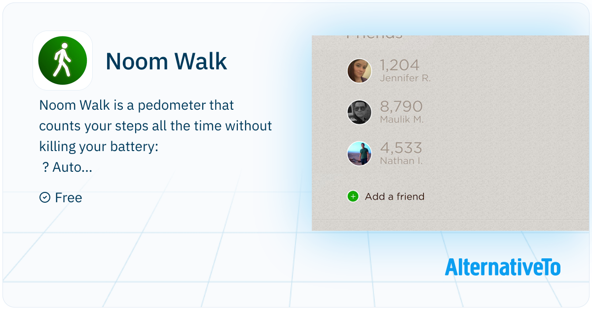 Noom Walk: Pedometer that counts your steps | AlternativeTo