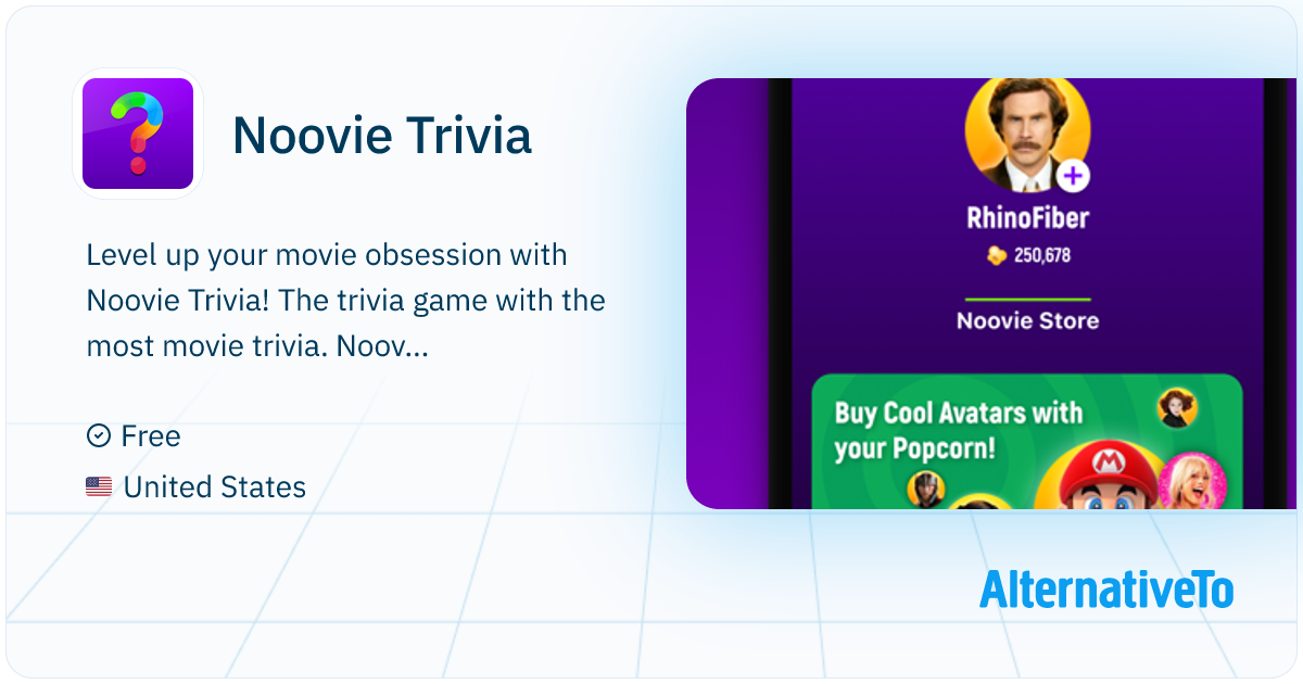 Noovie Trivia: Level up your movie obsession with Noovie Trivia ...