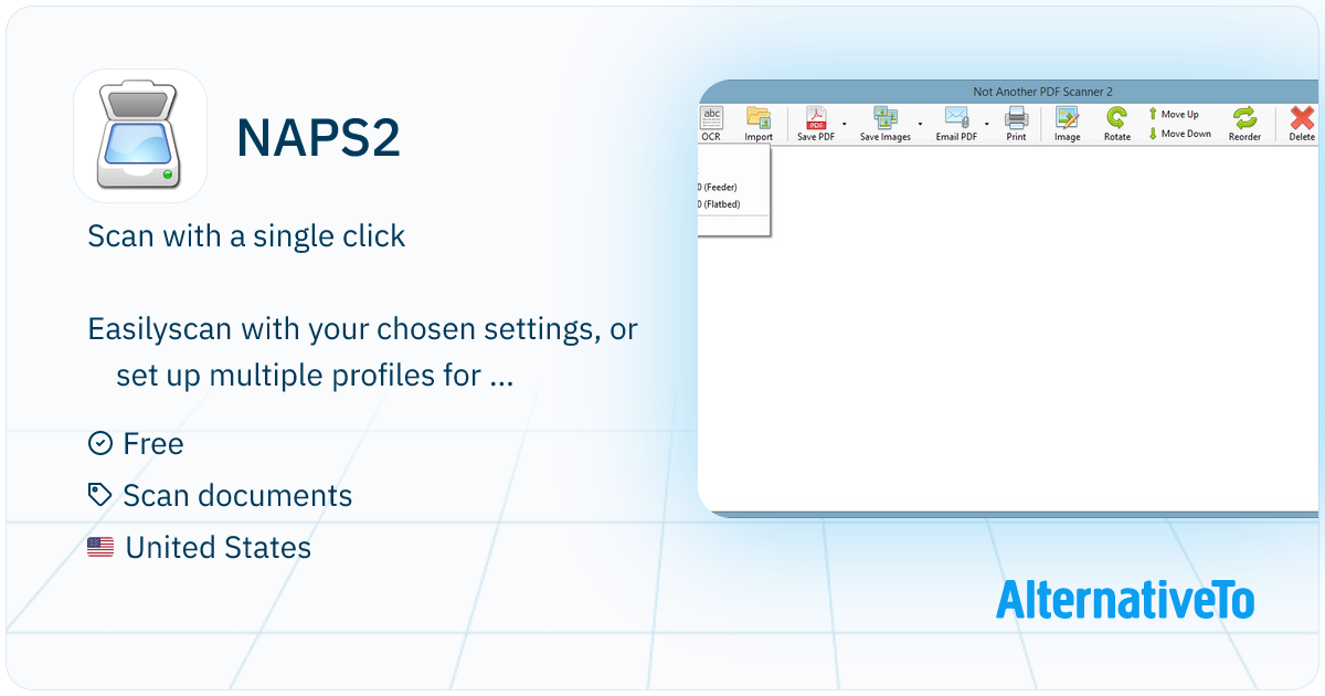 Naps2 Document Scanning Application With A Focus On Simplicity And