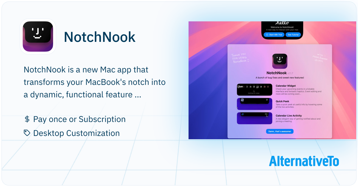 NotchNook: A whole new way of using macos! NotchNook is a new Mac app ...