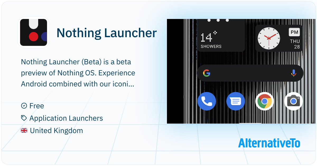 Nothing Launcher: Beta preview of Nothing OS. Experience Android ...