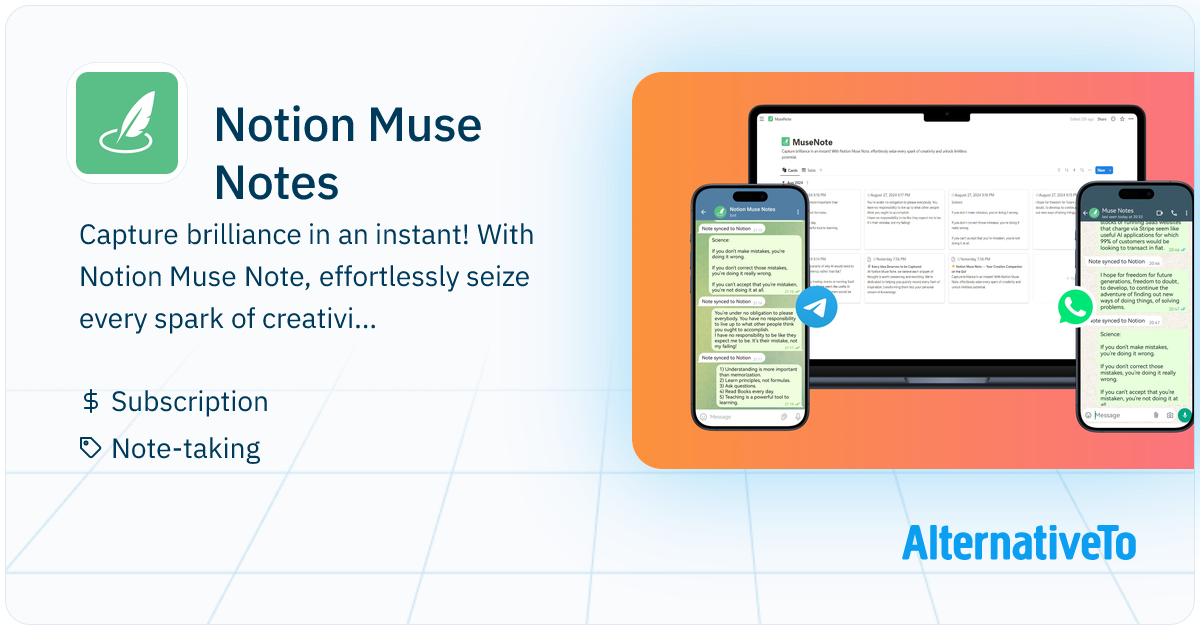 Notion Muse Notes: Capture your brilliant ideas and thoughts in an ...