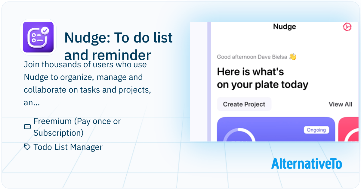 Nudge: To do list and reminder: Organize, manage and collaborate on ...