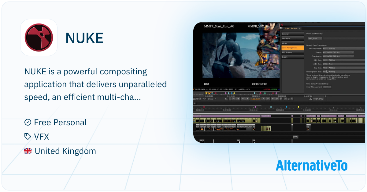 NUKE: Powerful compositing application that | AlternativeTo