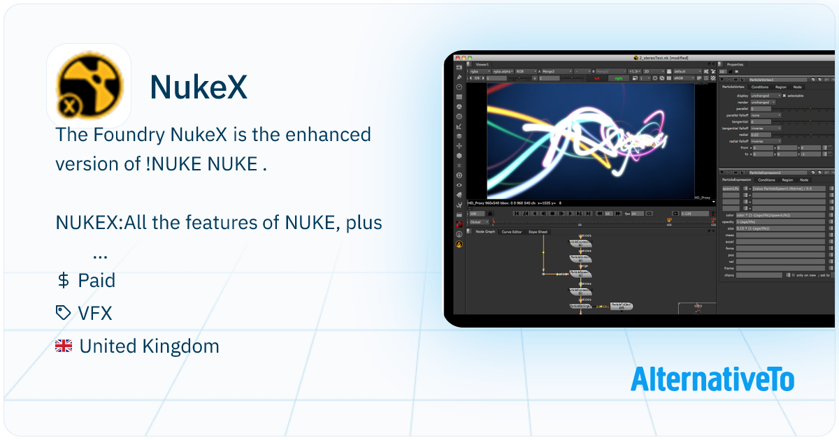 NukeX: The Foundry NukeX is the enhanced version of | AlternativeTo