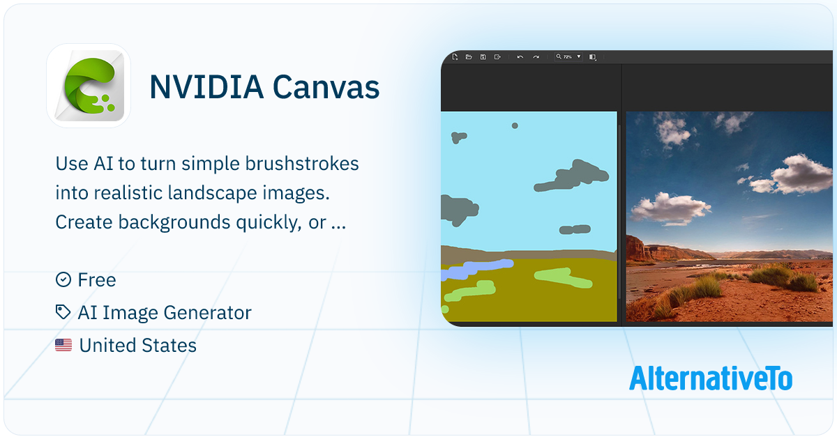 NVIDIA Canvas: Use AI to turn simple brushstrokes into realistic ...