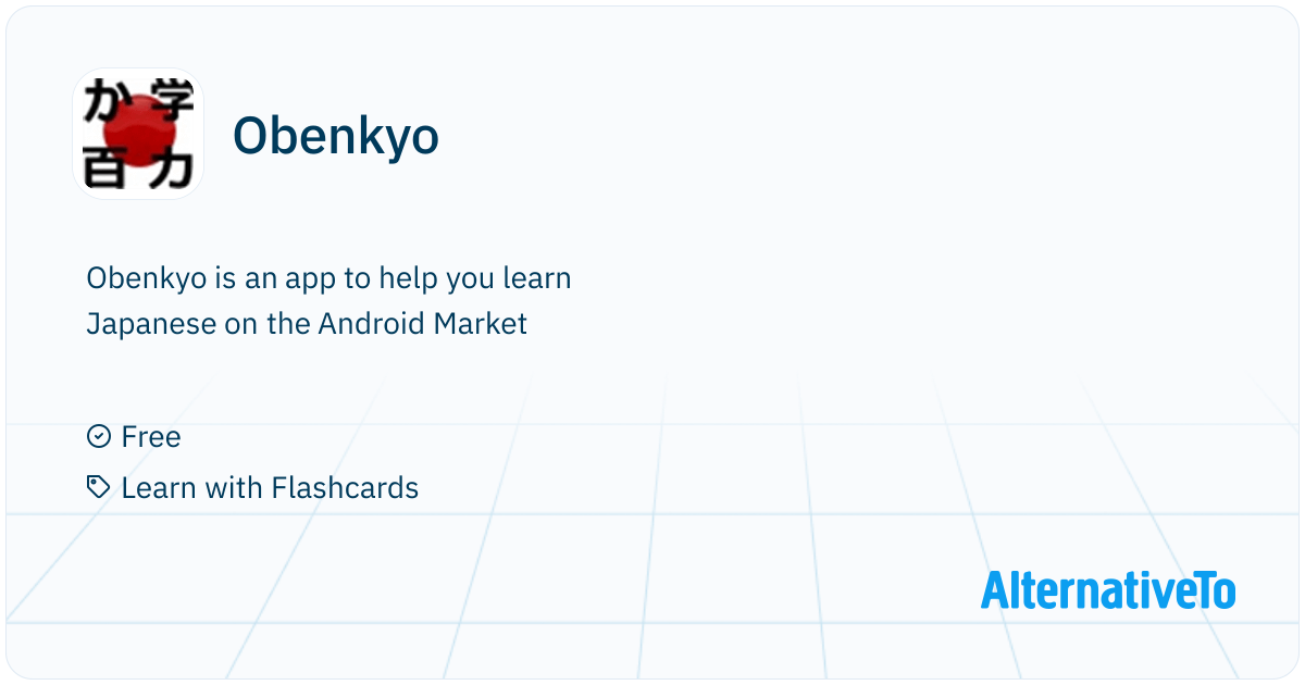 Obenkyo: App to help you learn Japanese on | AlternativeTo