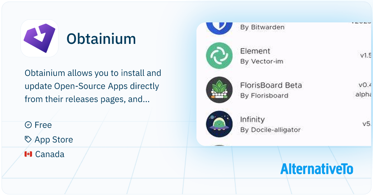 Obtainium: Get Android App Updates Directly From the Source | AlternativeTo