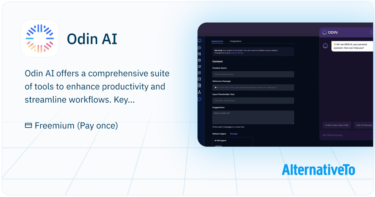 Odin AI: Offers a comprehensive suite of tools to | AlternativeTo