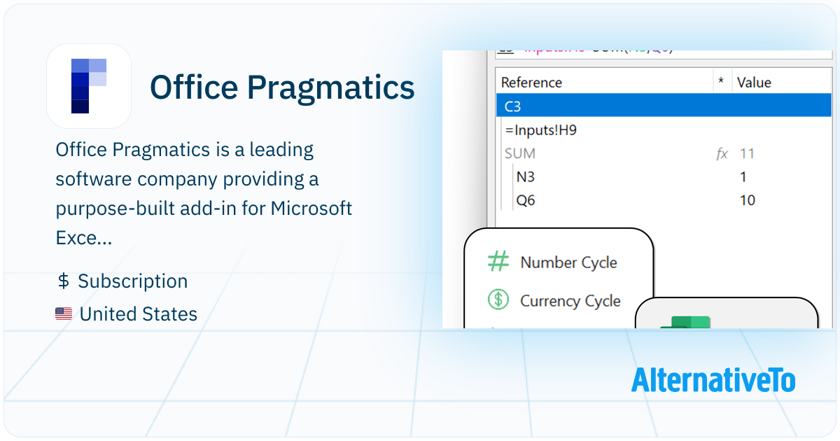 Office Pragmatics: Purpose built add-in for Microsoft Excel, PowerPoint ...