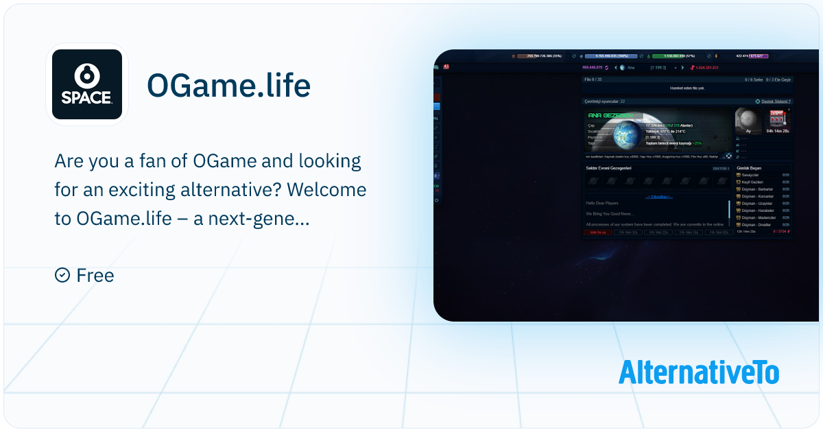 OGame.life: Explore OGame at OGame.life a strategic space adventure ...