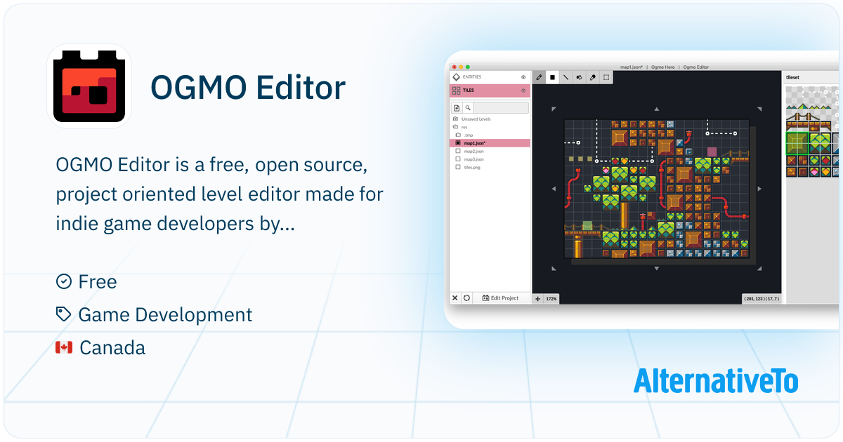 OGMO Editor: Project-based editor with an Intuitive, holistic workflow ...