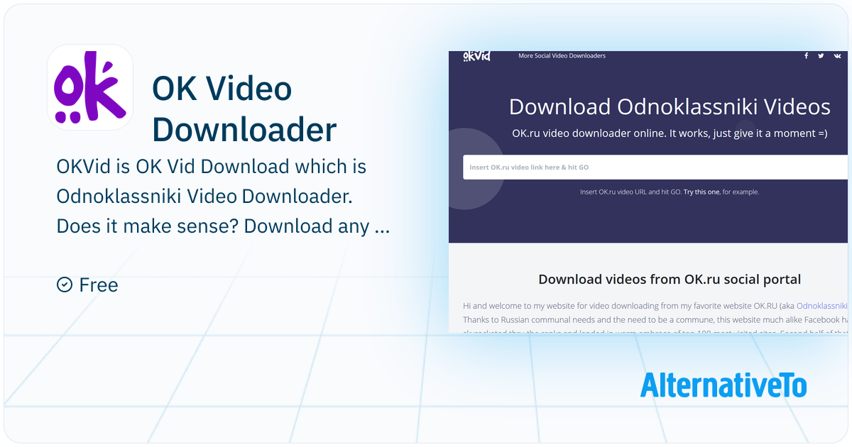 OK Video Downloader: OkVid helps download and back up your videos from ...