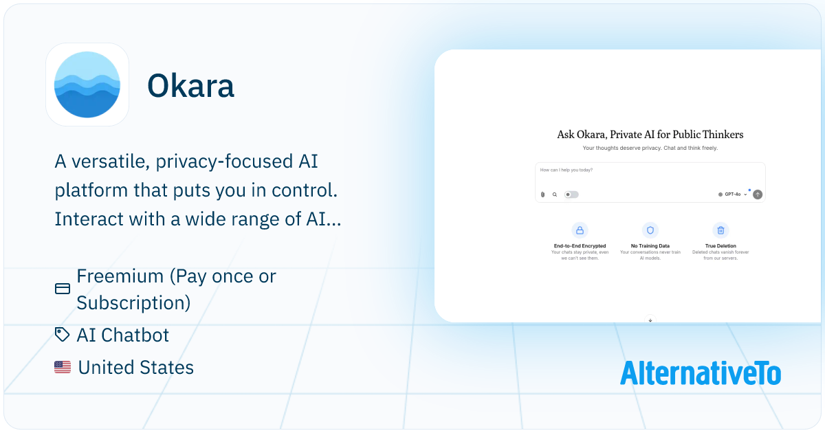 Okara: Privacy-focused AI platform offering access to over 40 AI models ...