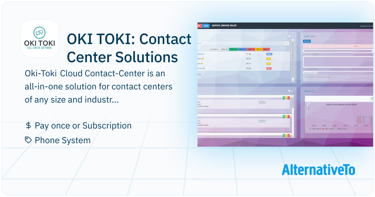 OKI TOKI: Contact Center Solutions: Improve customer service efficiency ...