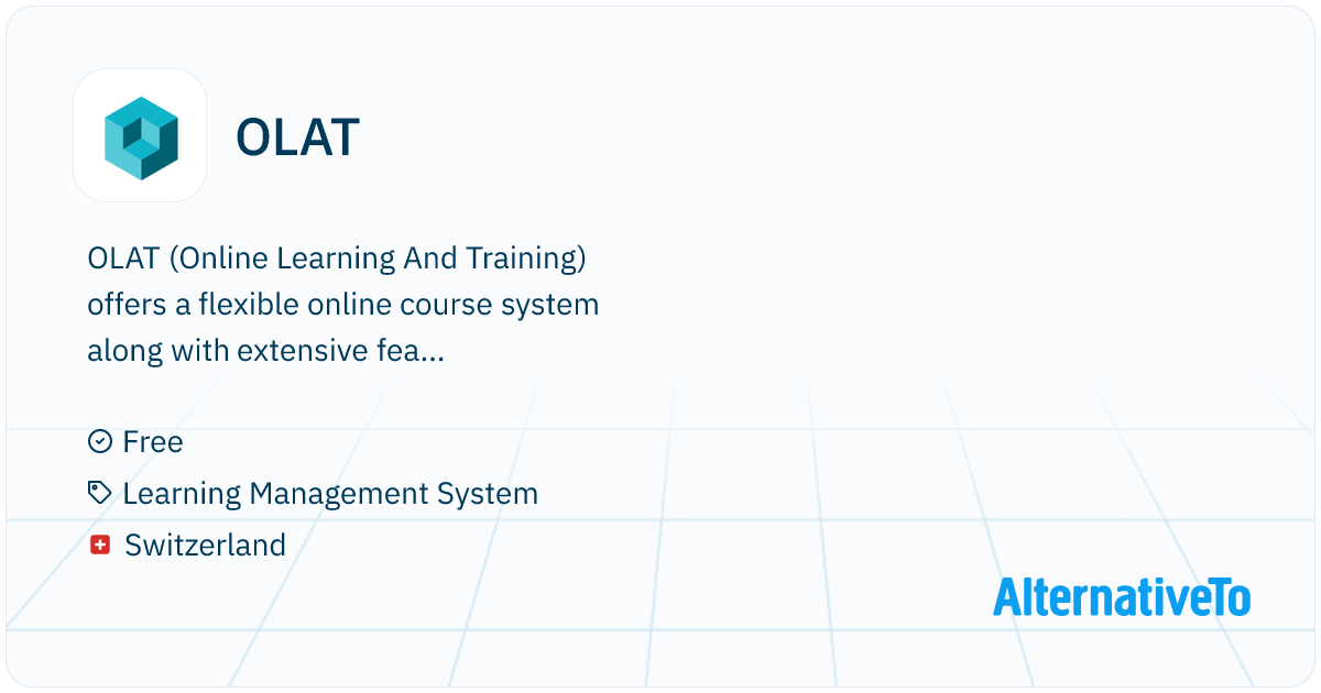 OLAT: (Online Learning And Training) offers a | AlternativeTo