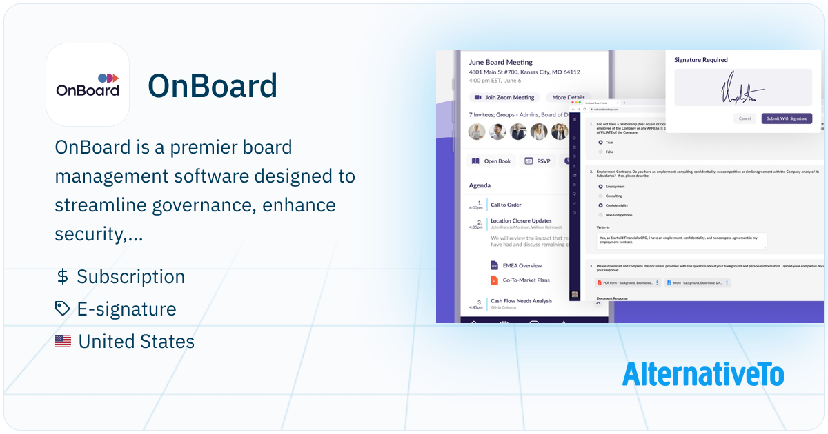 OnBoard: Industry-leading board management software designed to ...