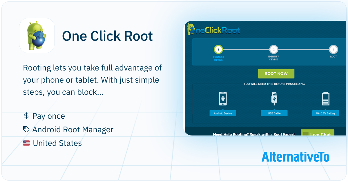 One Click Root: Root Android devices, remove bloatware, block ads, and ...