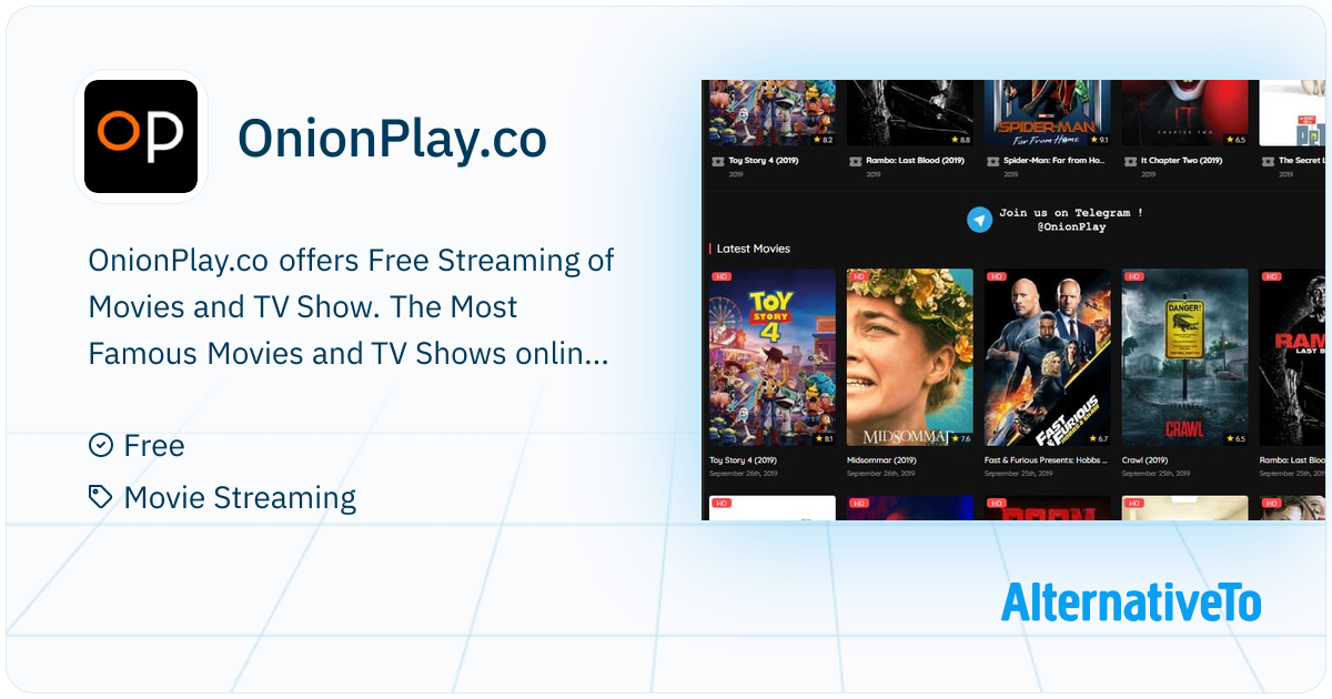 OnionPlay.co: Free HD streaming, no account, fast updates, no pop-ups ...