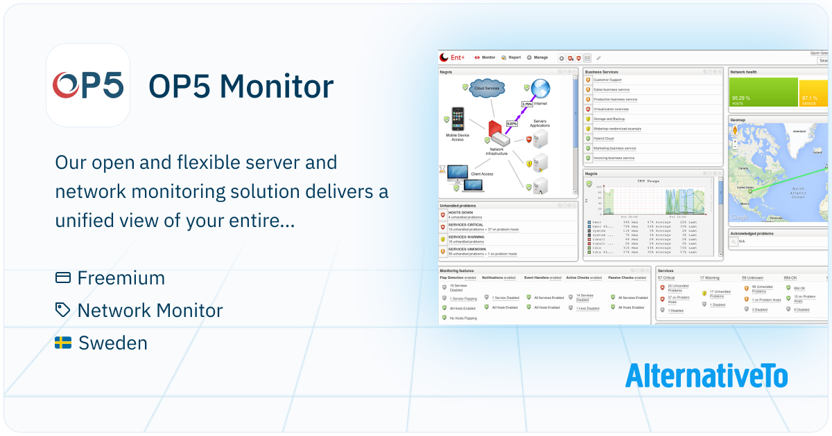 OP5 Monitor: Flexible server and network monitoring solution delivers a ...