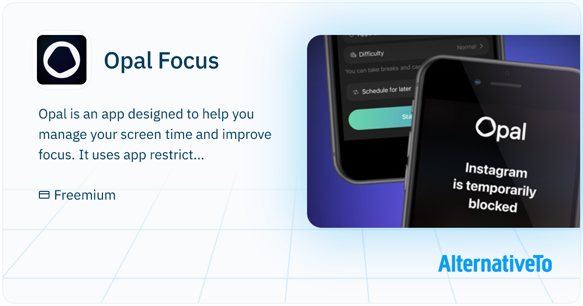 Opal Focus: App that manages screen time with features like app ...