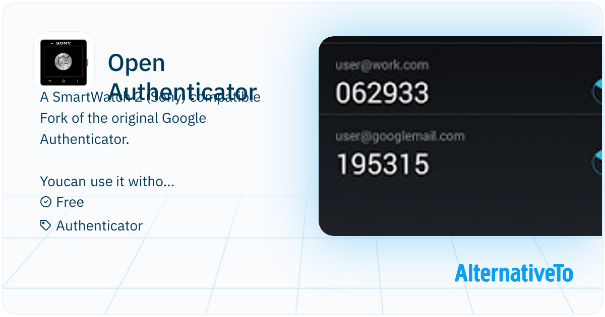 Open Authenticator: A trusted open-source Authenticator. | AlternativeTo