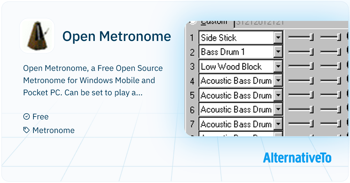 Open Metronome: A Free Open Source Metronome for | AlternativeTo