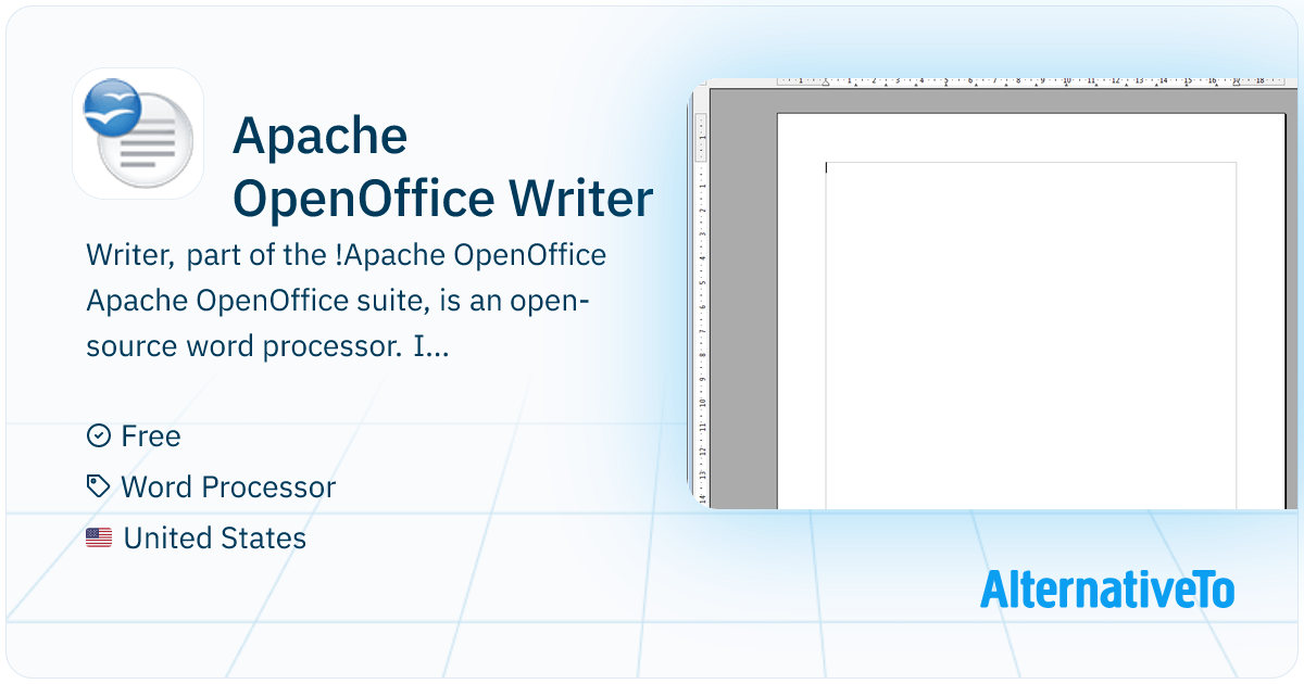 Apache OpenOffice Writer: Open-source word processor of the Apache ...