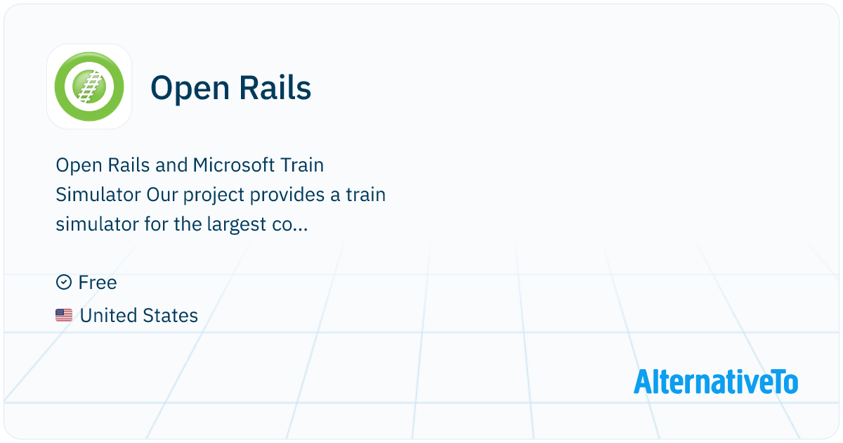 Open Rails: : free train simulator that supports the world's largest ...