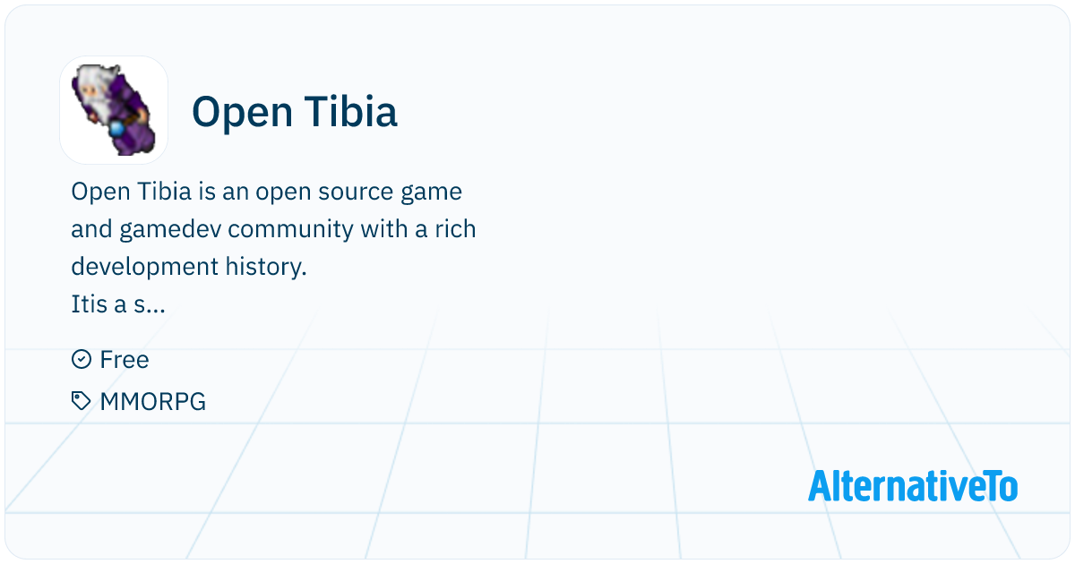 Open Tibia: Loose collection of Open Source (FLOSS) alternative ...