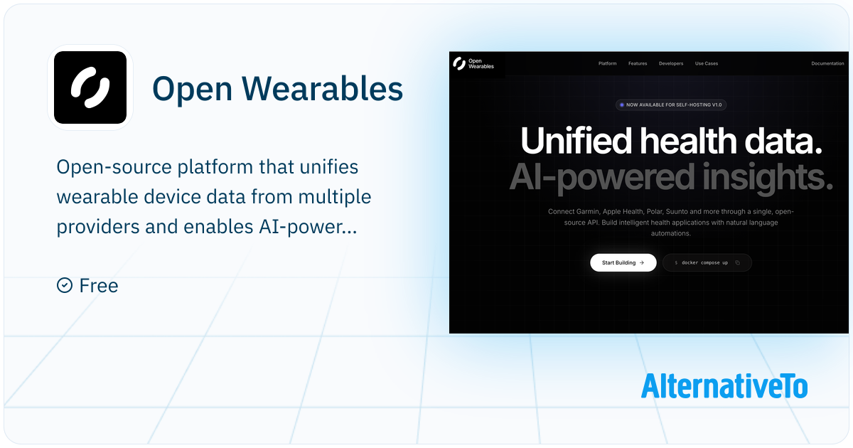 Open Wearables: Open-source, self-hosted health intelligence platform ...