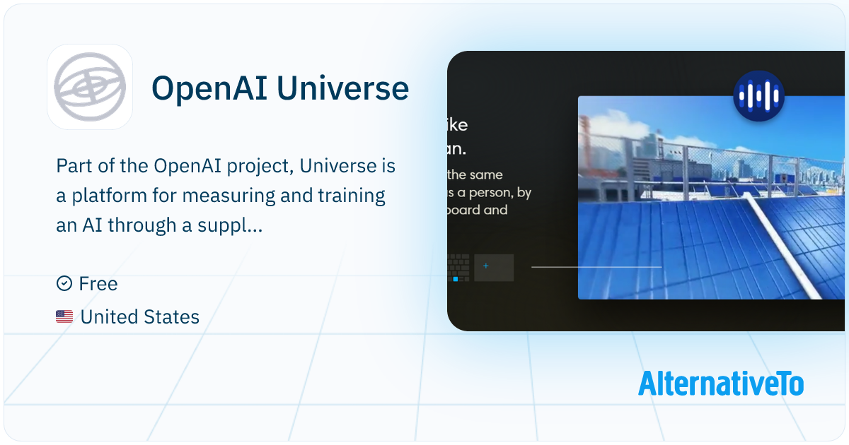 OpenAI Universe: Platform for measuring and training AI through games ...