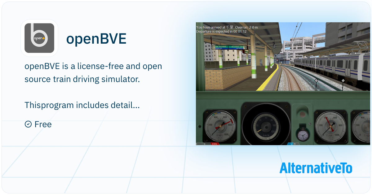 openBVE: License-free and open source train | AlternativeTo