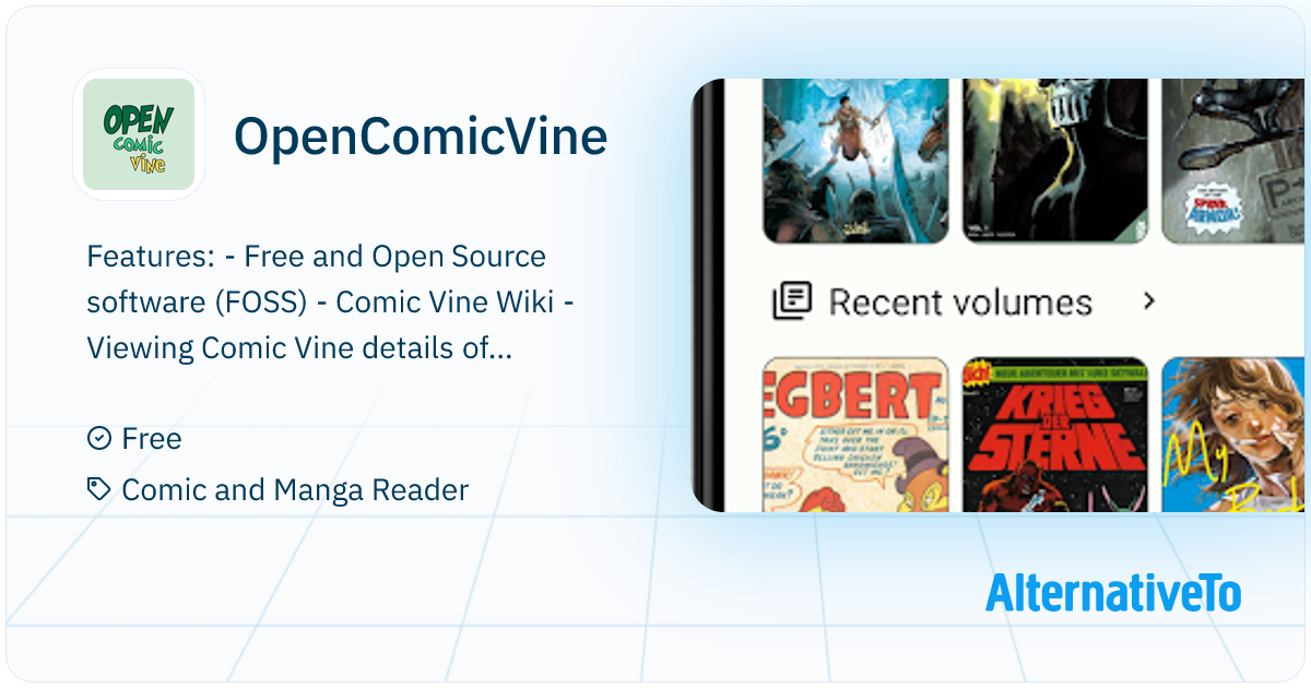 OpenComicVine: FOSS Comic Vine client for Android | AlternativeTo