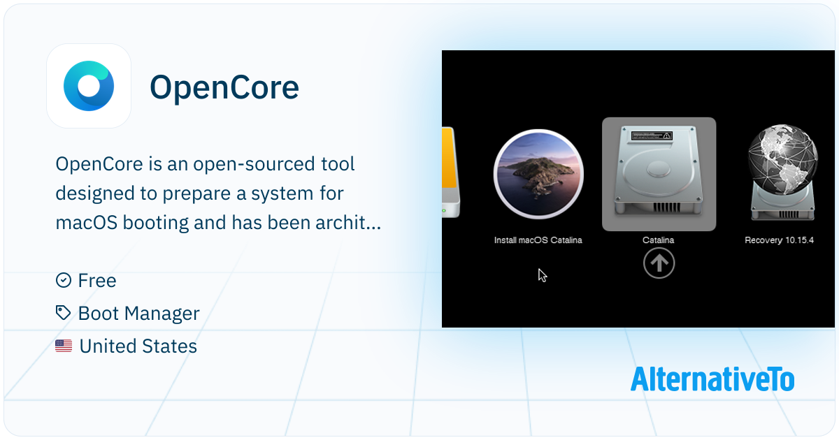 OpenCore: Modern open-source macOS boot loader | AlternativeTo