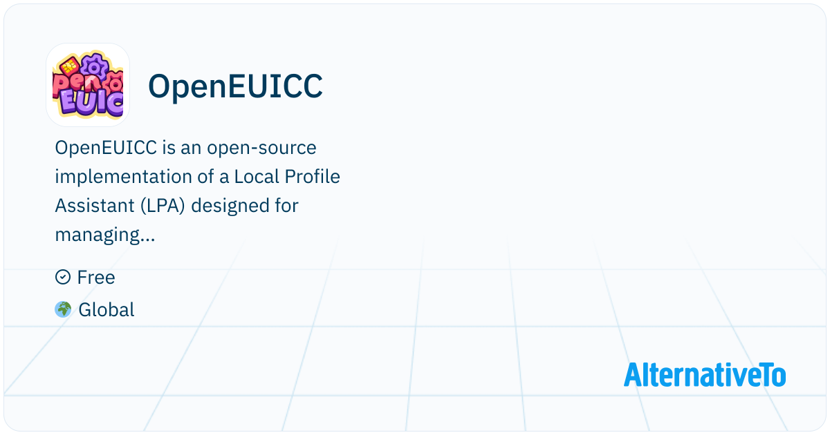 OpenEUICC: Mirror of OpenEUICC, a fully open-source LPA implementation ...