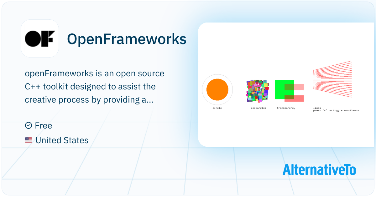 OpenFrameworks: OpenFrameworks is an open source C++ toolkit ...