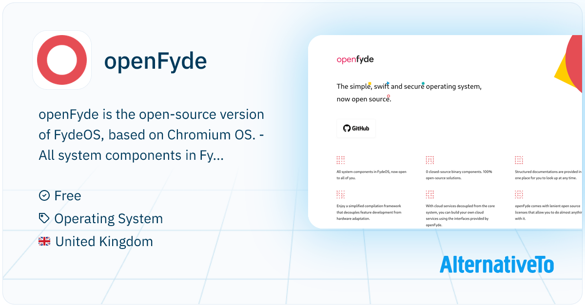 openFyde: The simple, swift and secure operating system, now open ...