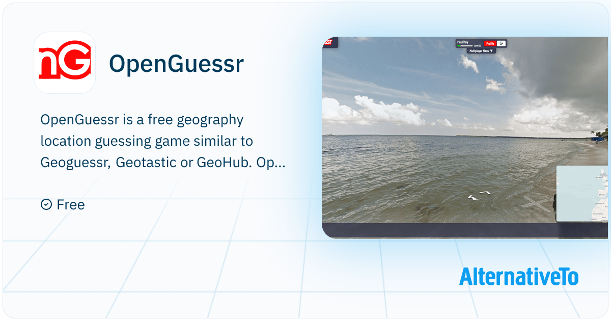 OpenGuessr: Free geography location guessing game similar to Geoguessr ...