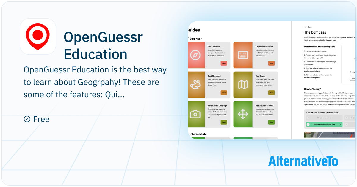 OpenGuessr Education: This is the educational hub for OpenGuessr ...