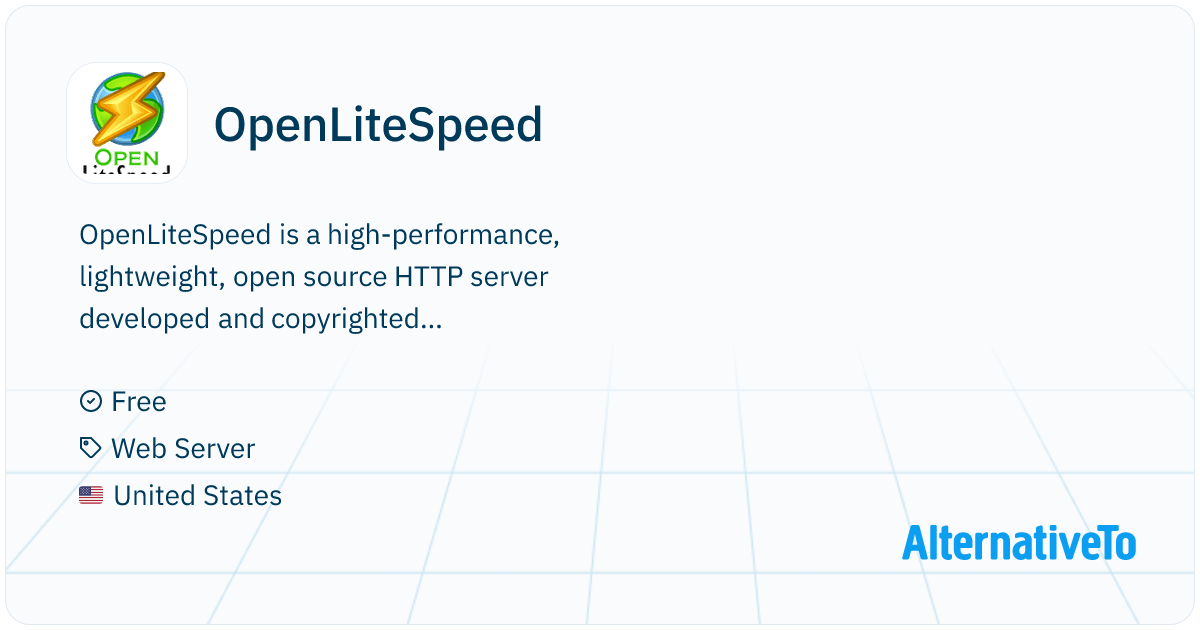 OpenLiteSpeed: High-performance, lightweight, open source HTTP server ...