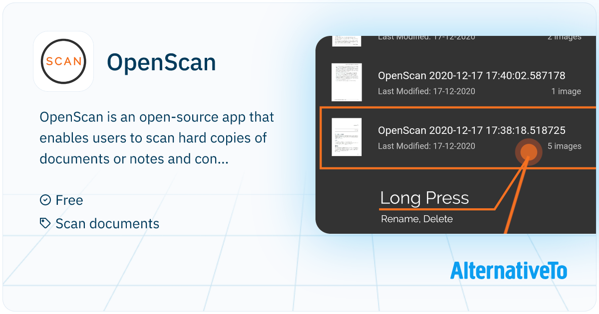 OpenScan: Open source app that enables users to scan hardcopies of ...